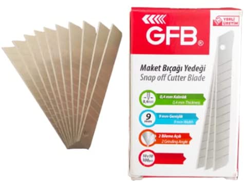سلاح كتر رفيع تركي 9 مللي CUTTER BLADE GFB - توتال مصر