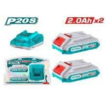 مجموعه شحن 2 بطارية وشاحن TFBCPK1222 - توتال مصر